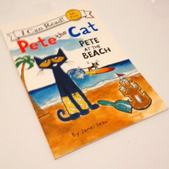 Other | Pete The Cat Pete At The Beach I Can Read Book By James Dean ...